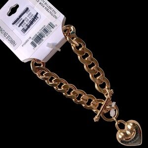 Juicy Couture | Jewelry | Signed Juicy Couture Gold Heart Charm ...